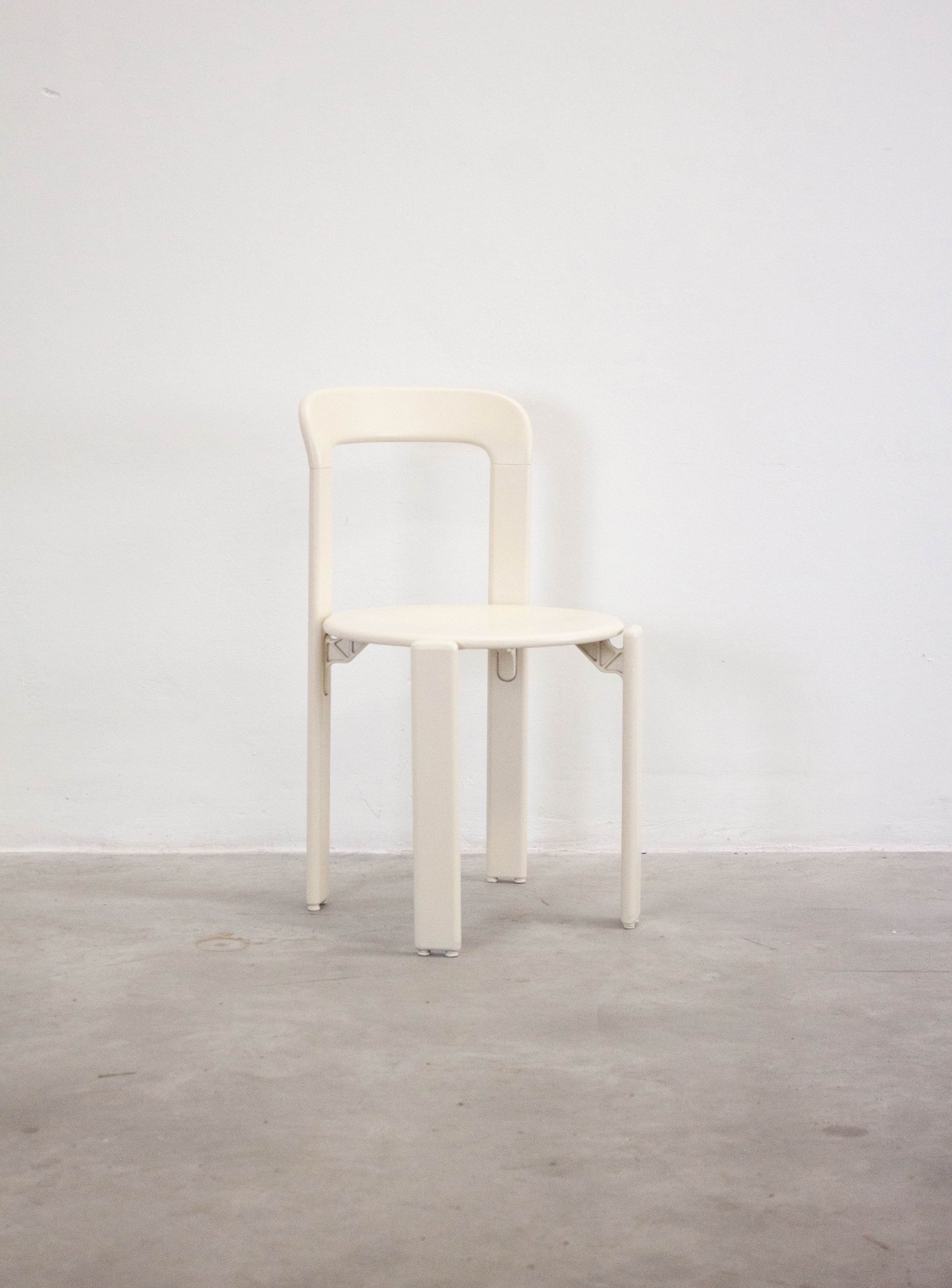 Dietiker Rey Dining Chairs by Bruno Rey (Ivory White) – JUKI AMSTERDAM