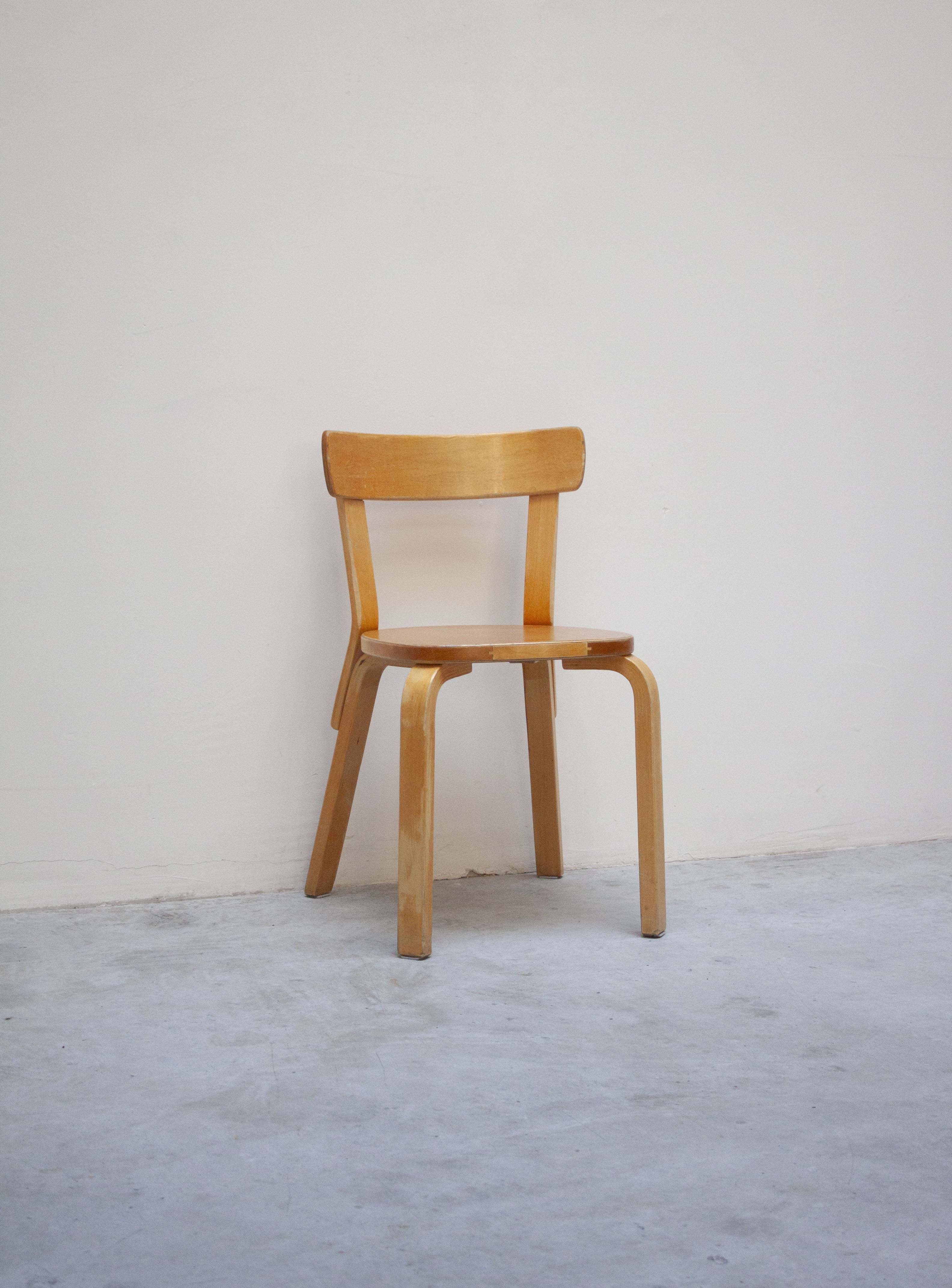 Artek Model 69 Chairs by Alvar Aalto (Birch) – JUKI AMSTERDAM